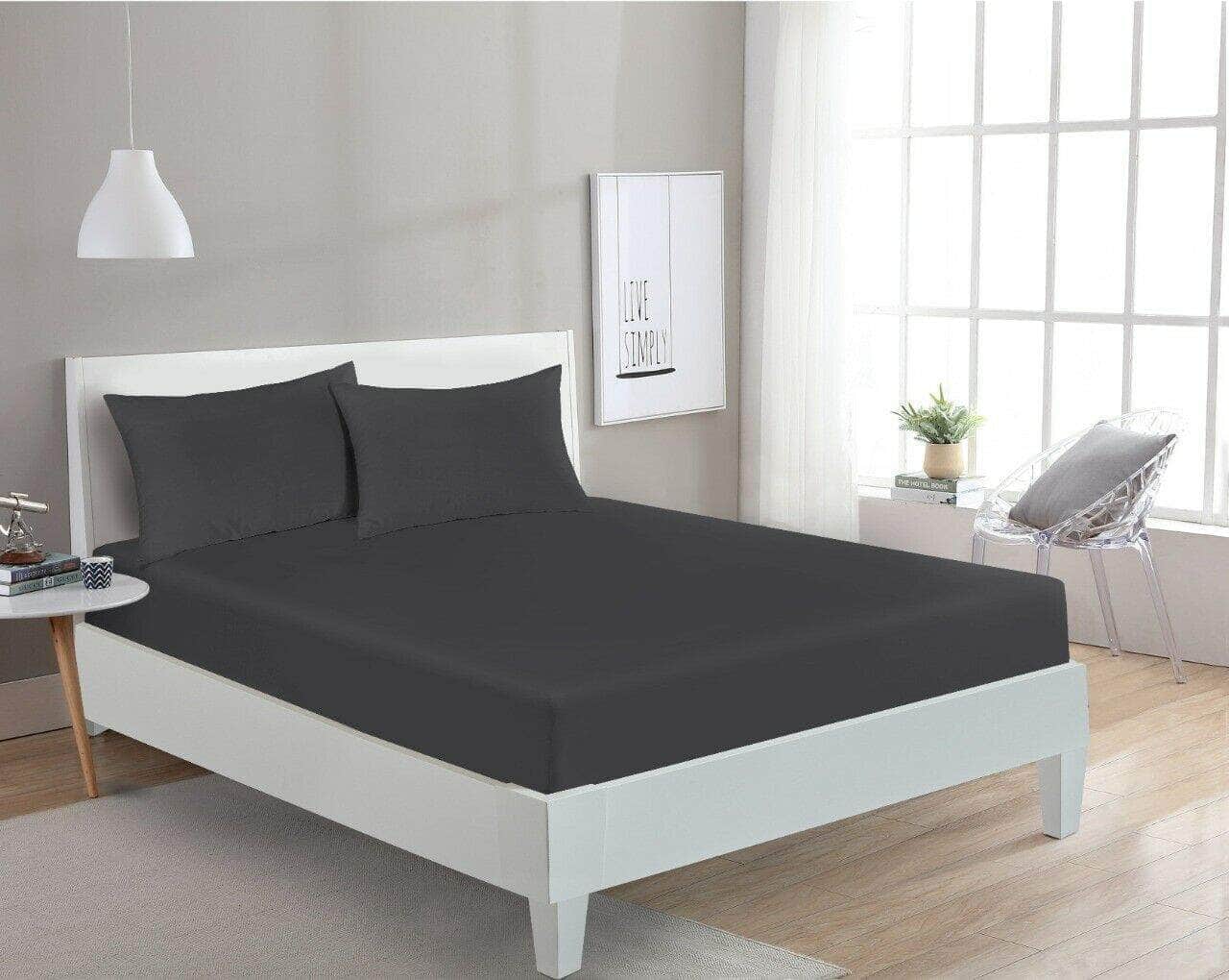 100% Egyptian Cotton 30cm Extra Deep Fitted Sheets